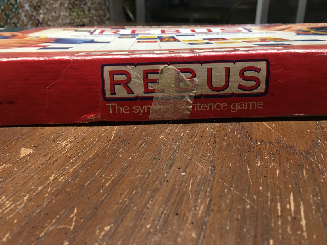 Rebus - Board Game by Irwin - 1983 Edition - Etsy