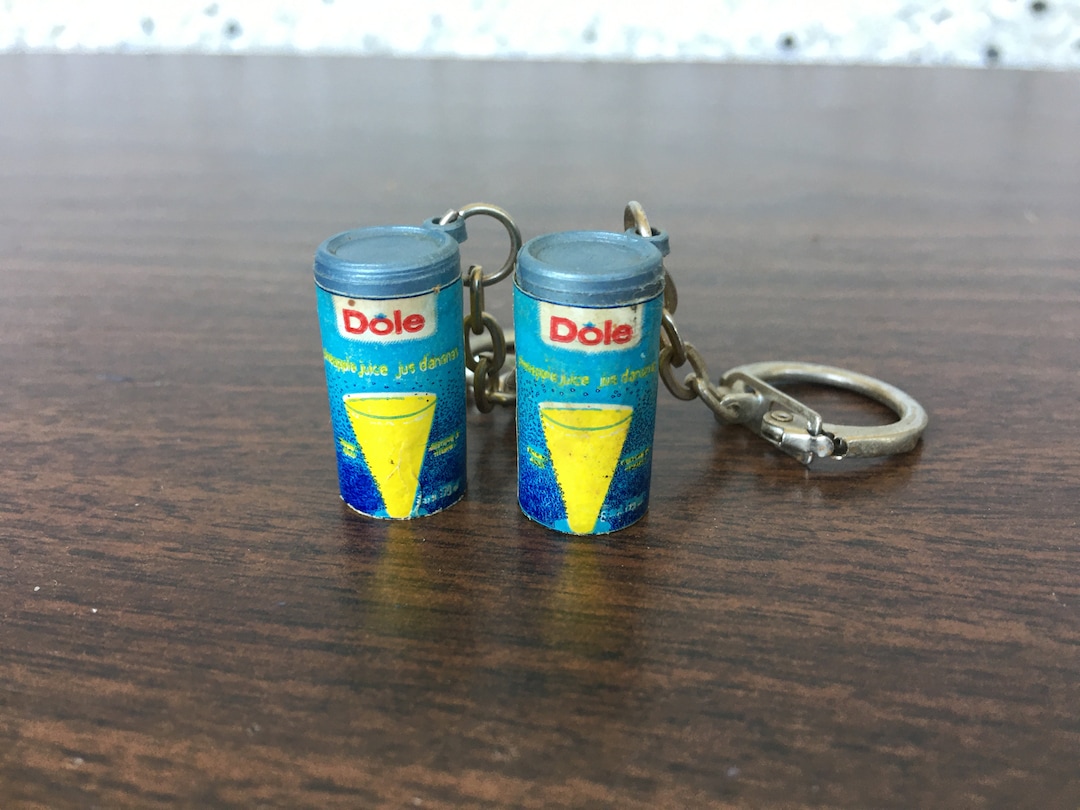 Vintage Mini Dole Pineapple Key Chain - Etsy