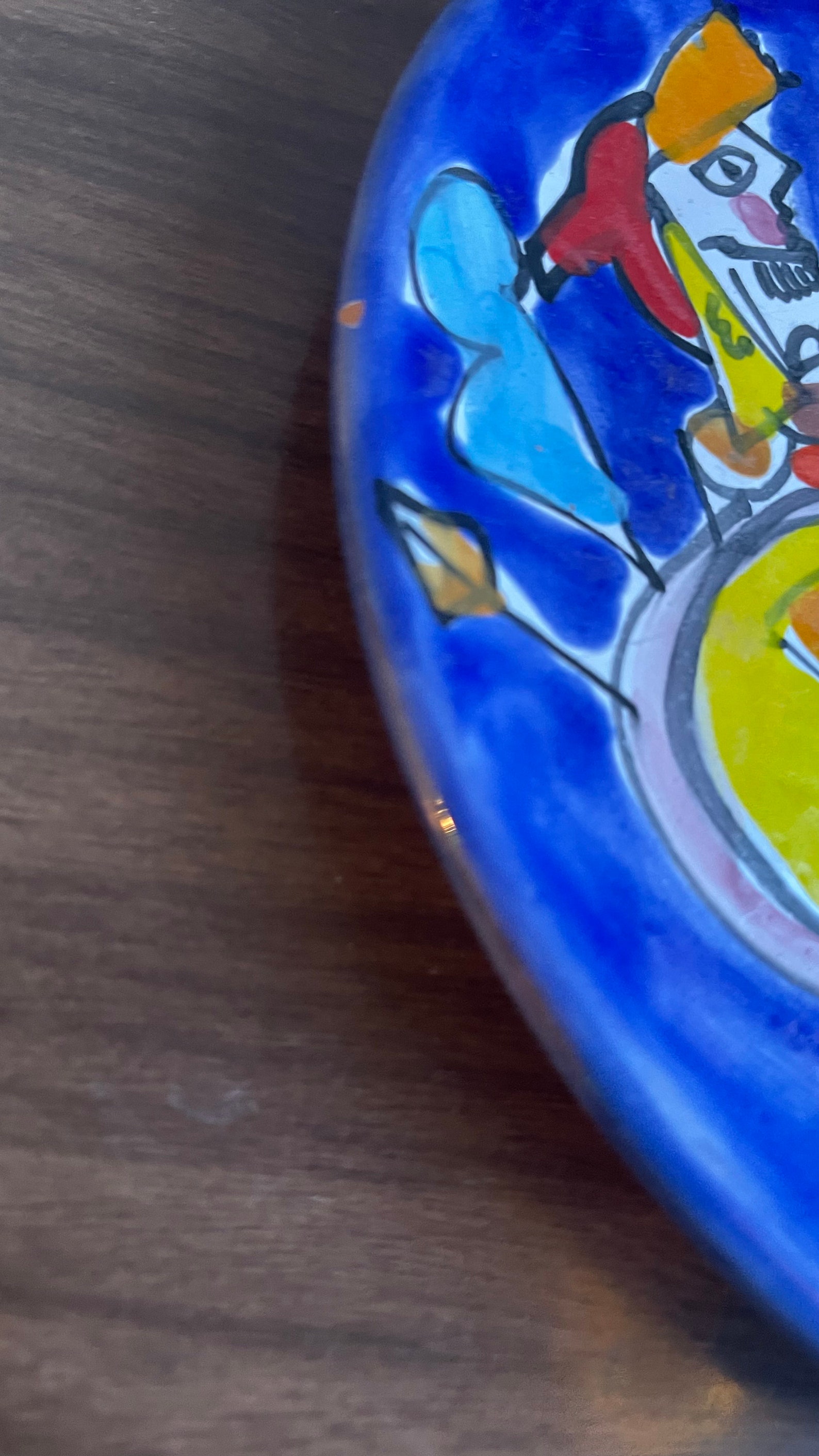 La Musa Vintage Italian Plate - Etsy