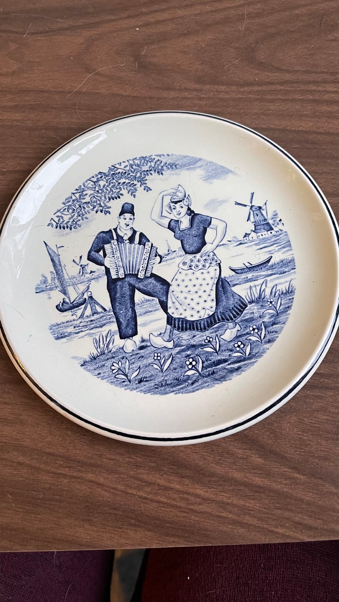 Boch Vintage Delft Plate Made in Holland - Etsy
