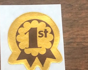 1st Place Sticker - Etsy