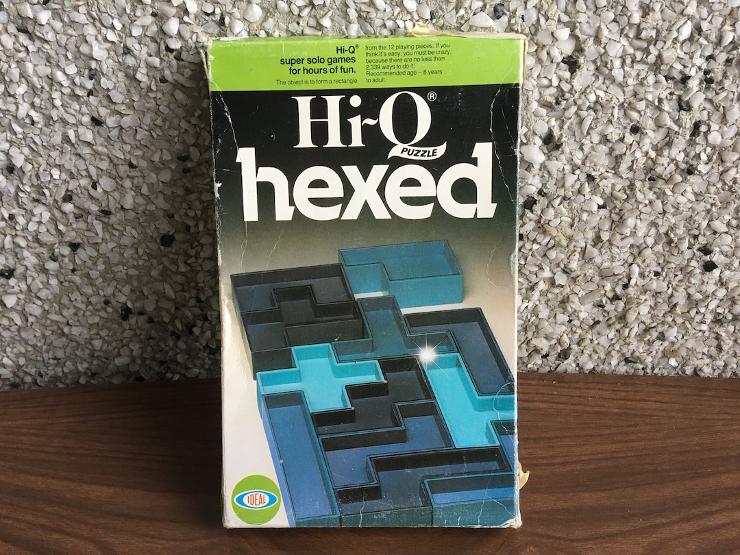 Vintage HI-Q HEXED Puzzle Game - Etsy