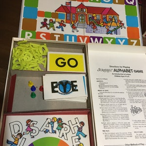 Vintage Scrabble Alphabet Game -1972 - Etsy