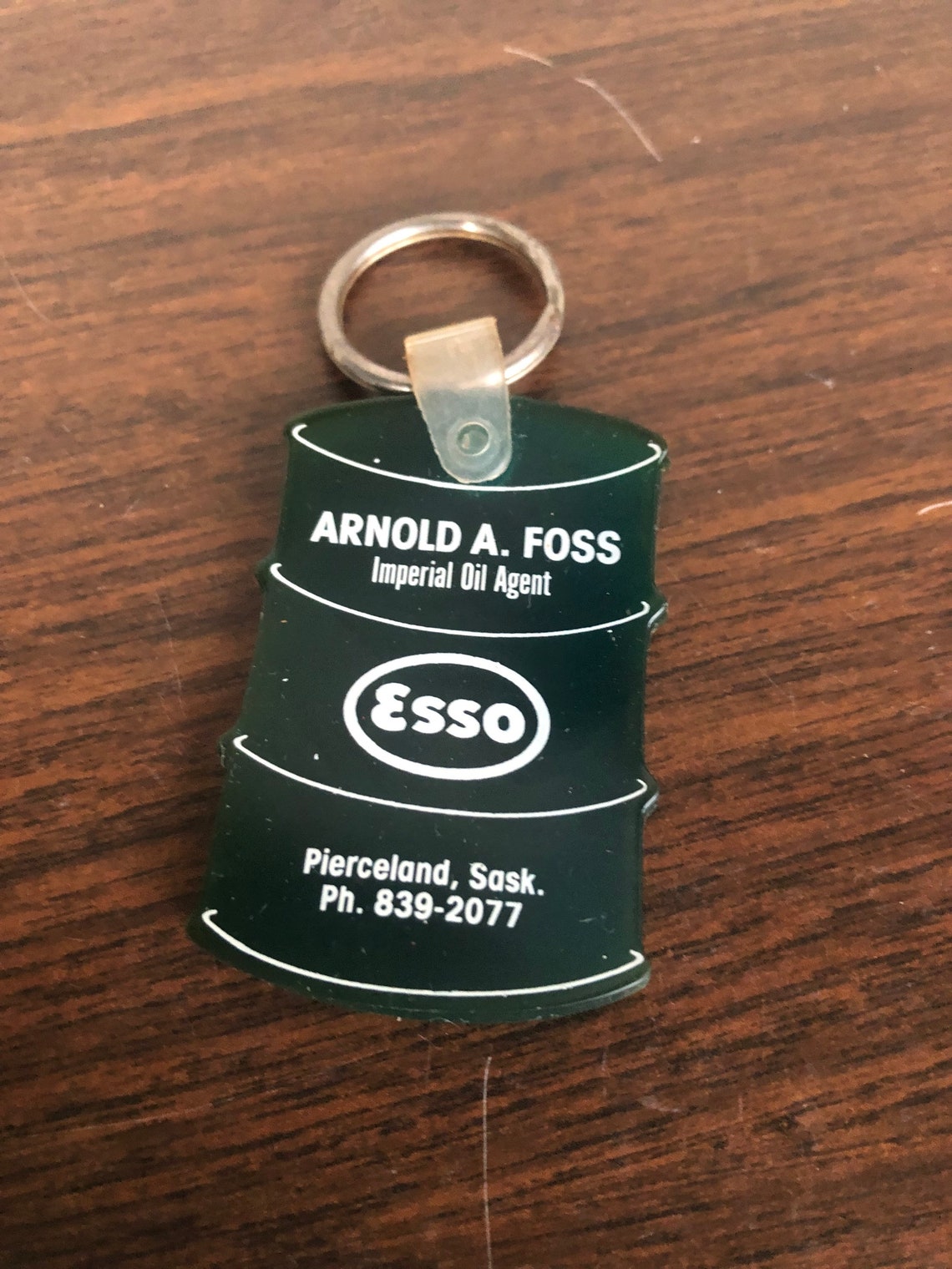 Vintage Esso Oil Drum Barrel Keychains | Etsy