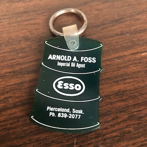 Vintage Esso Oil Drum Barrel Keychains - Etsy