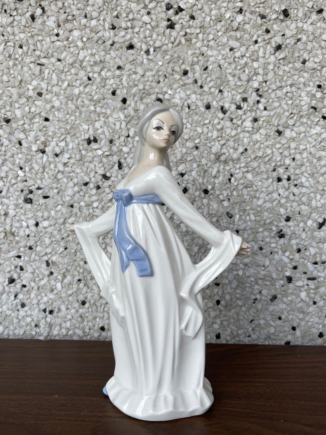 Vintage Tengra Porcelain Woman Figurine - Etsy