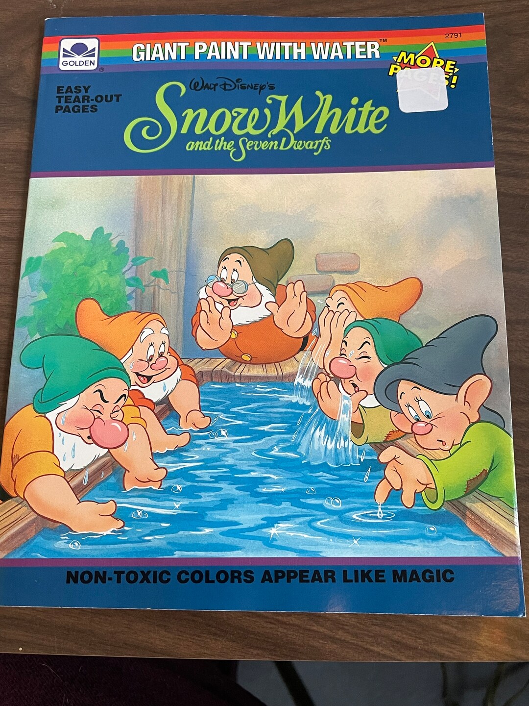 Snow White Water Coloring Book - Etsy