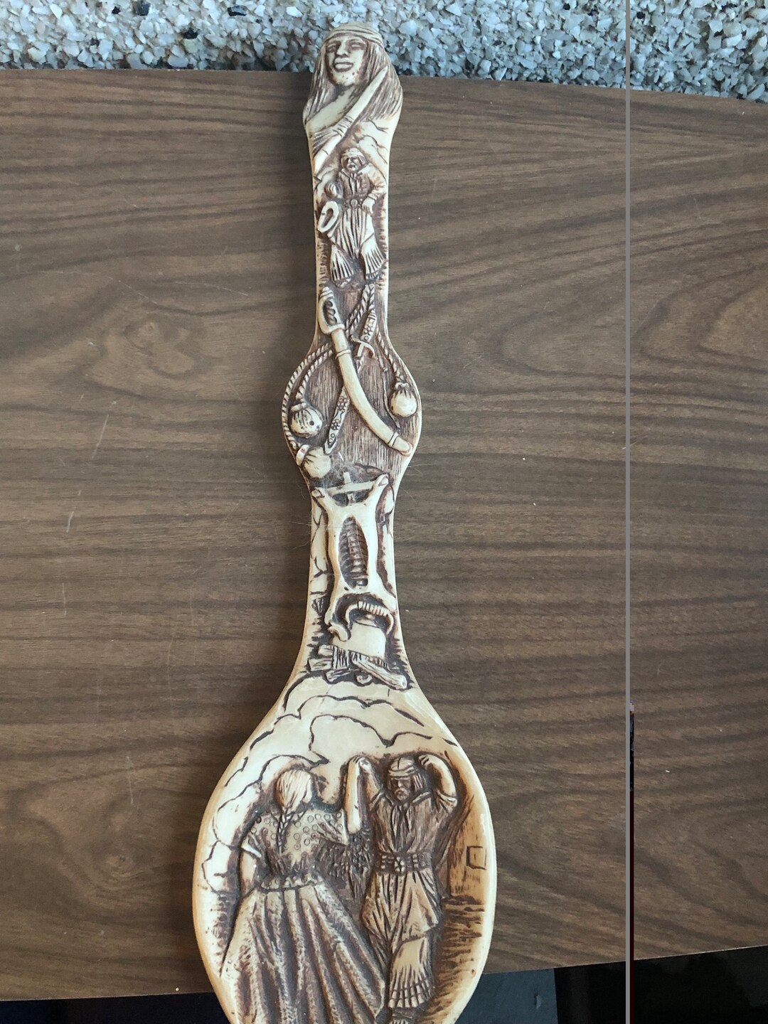 Vintage Argentina Pirate Display Spoon - Etsy