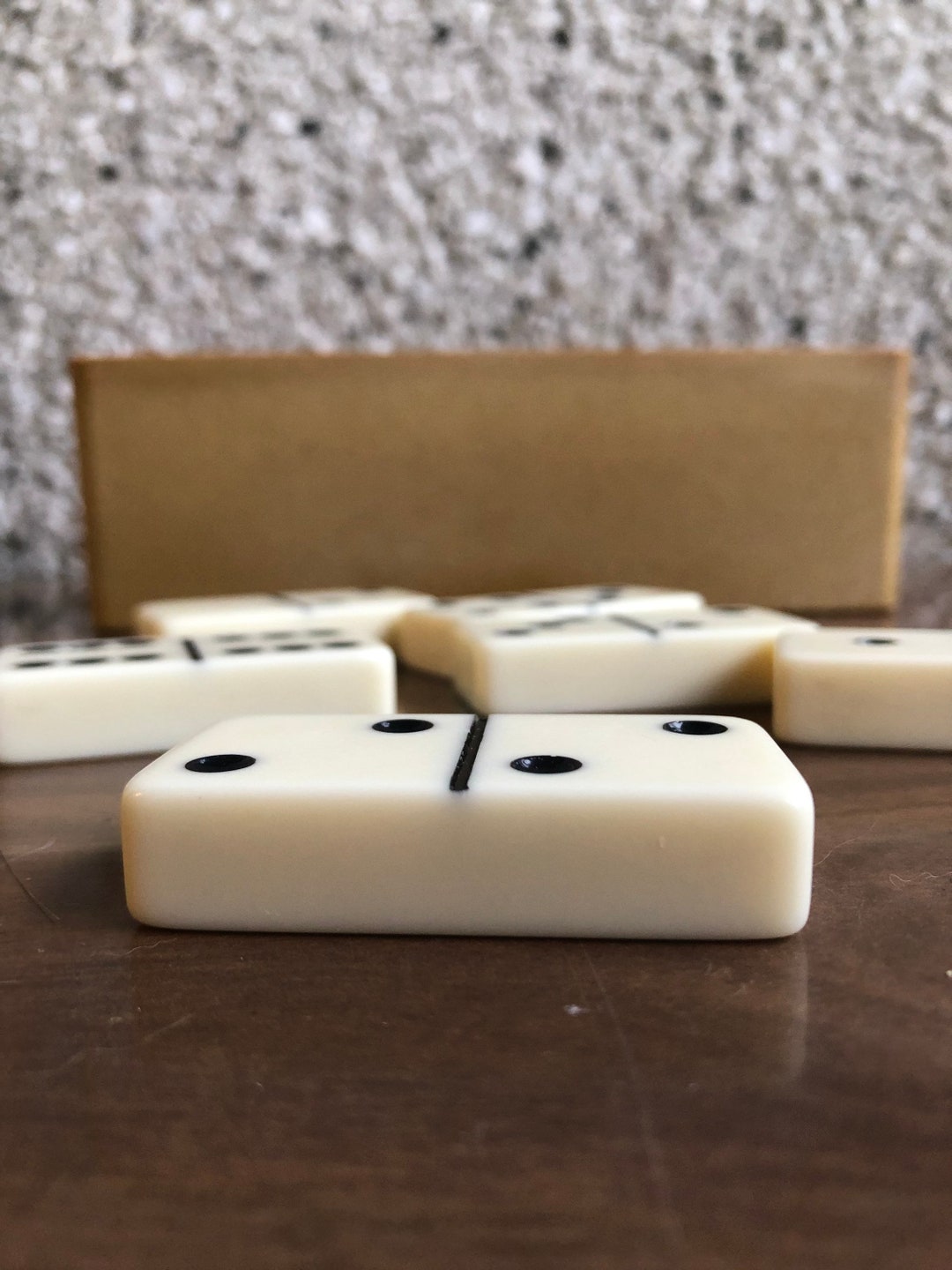 Vintage Thick Tile Japanese Dominoes in Plastic Case - Etsy