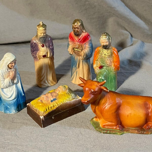 Plastic Nativity - Etsy