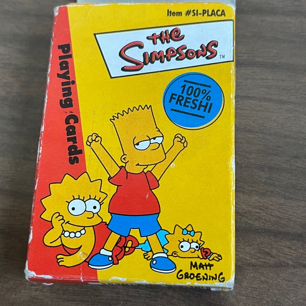 The Simpsons Playing Cards - Etsy