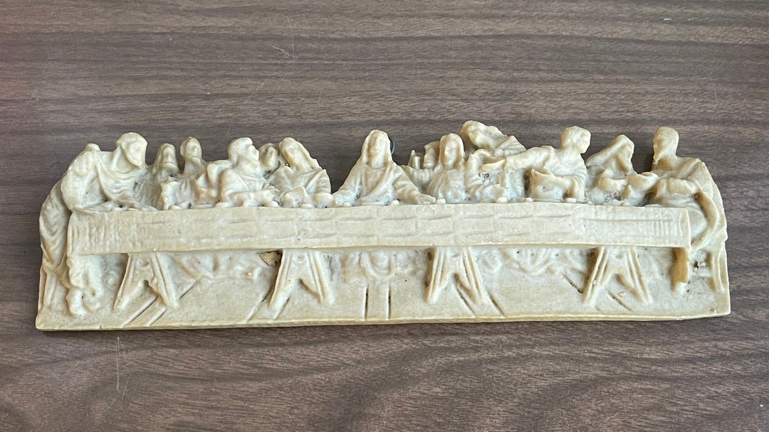 Vintage Resin Last Supper Plaque - Etsy