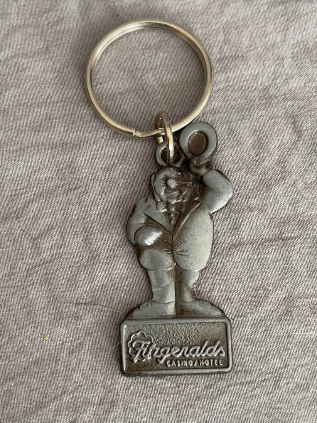 Vintage Pewter Mr O’ Lucky Fitzgerald Keychain - Etsy