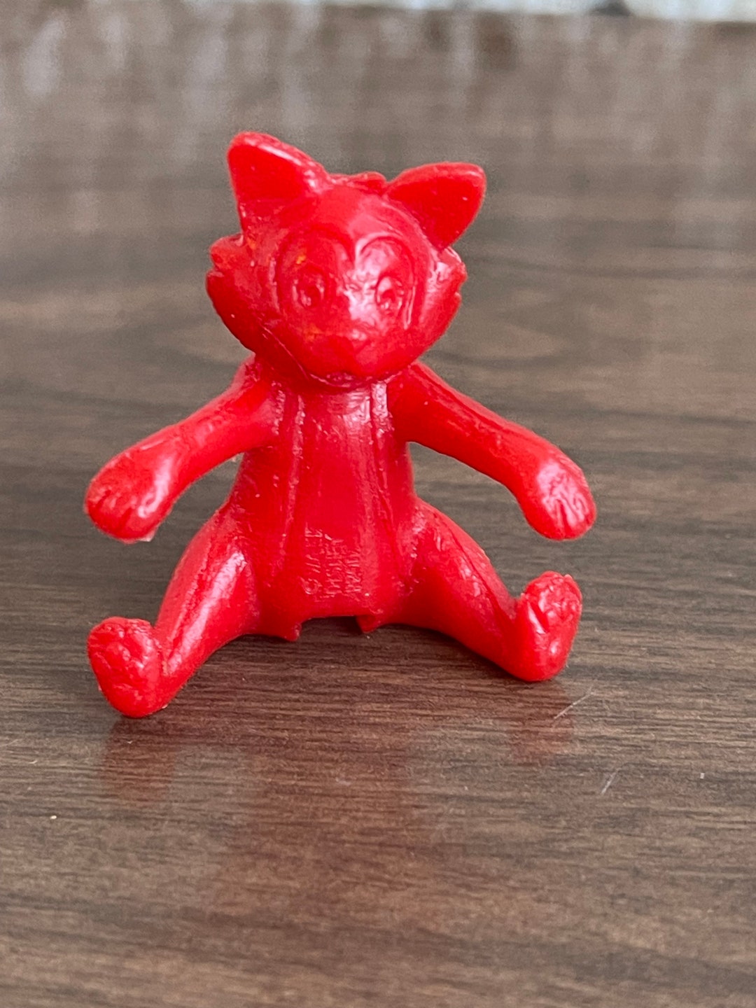 Vintage Red Cat Plastic Spoon Grabber Cereal Toy - Etsy
