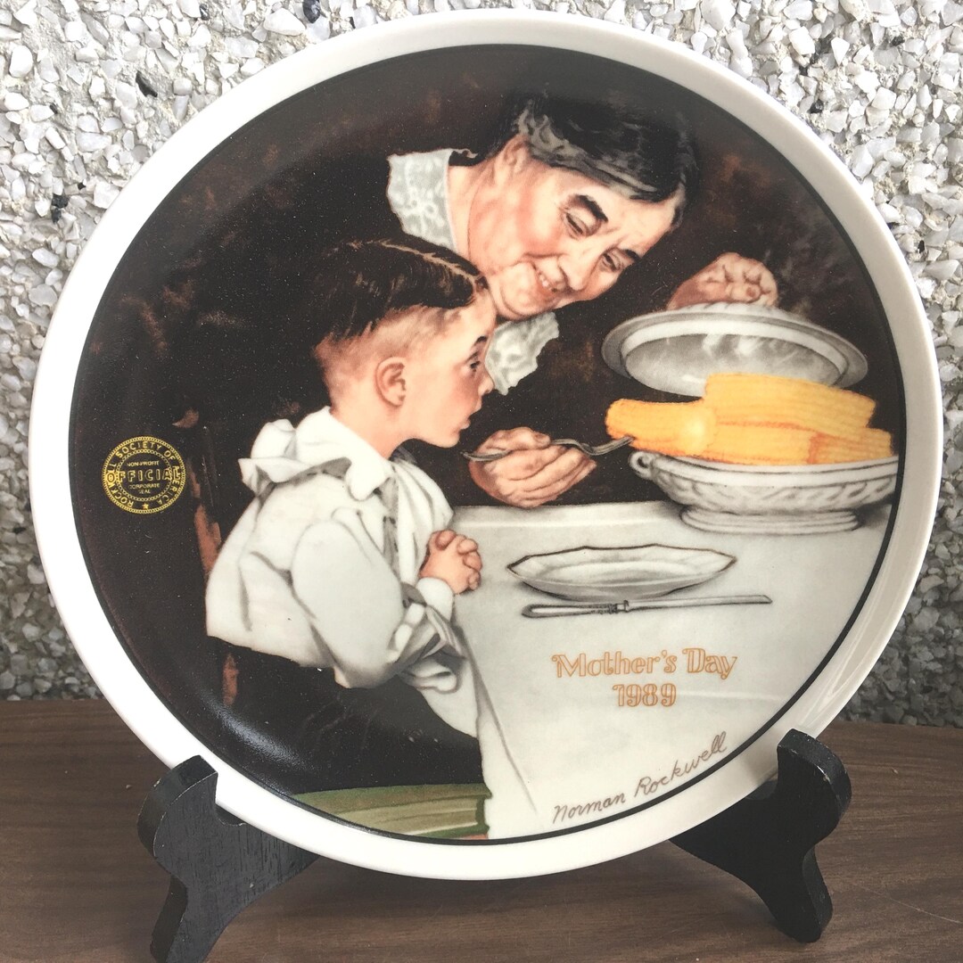 Sunday Dinner - a Norman Rockwell Collector Plate - Etsy