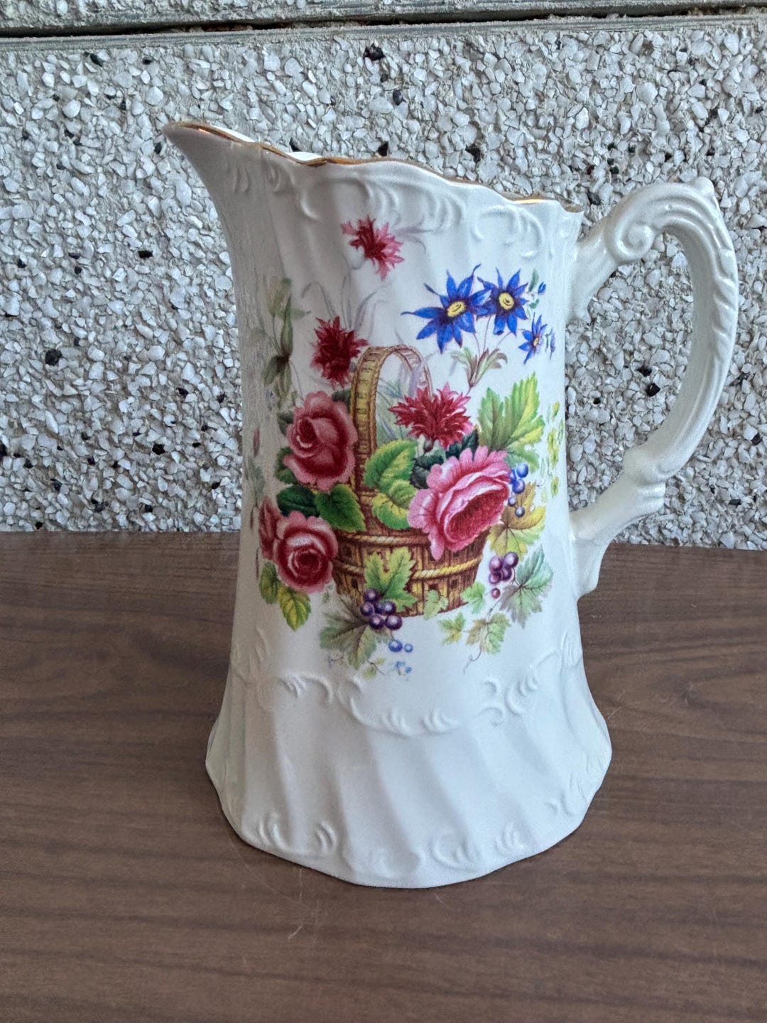Vintage Falcon Ware Rose Weatherby Hanley England Pitcher - Etsy