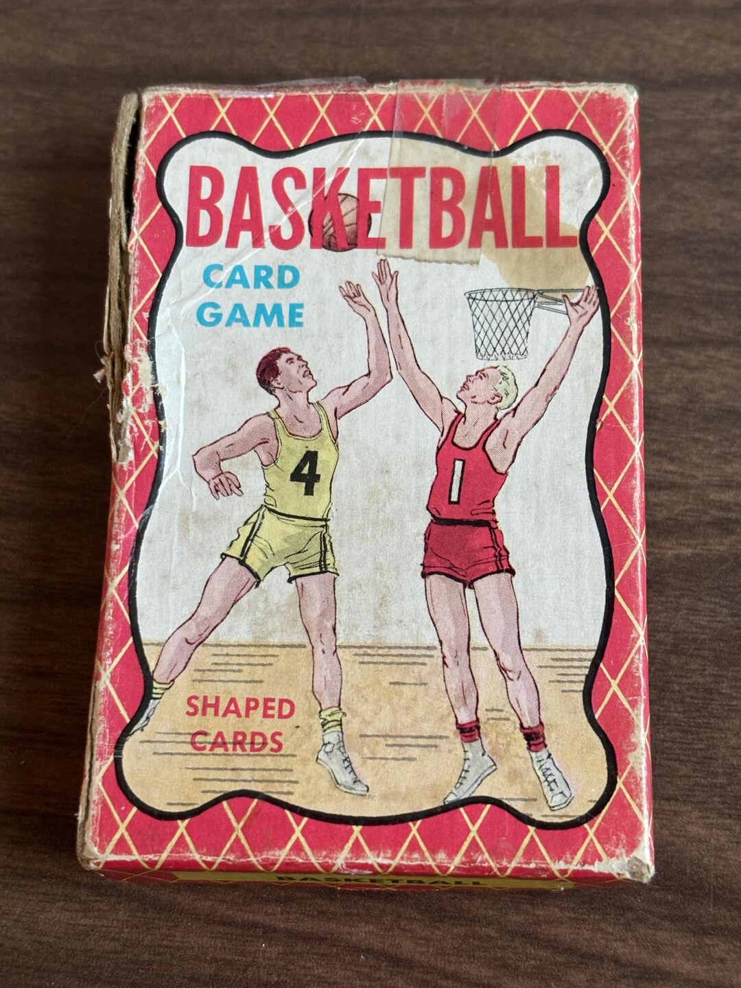 Vintage 1959 Basketball Card Game - Etsy
