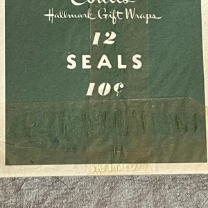 Vintage Baby and Bunny Hallmark Seals - Etsy