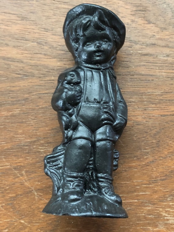 Vintage Wales Kingmaker Coal Boy Carving | Etsy