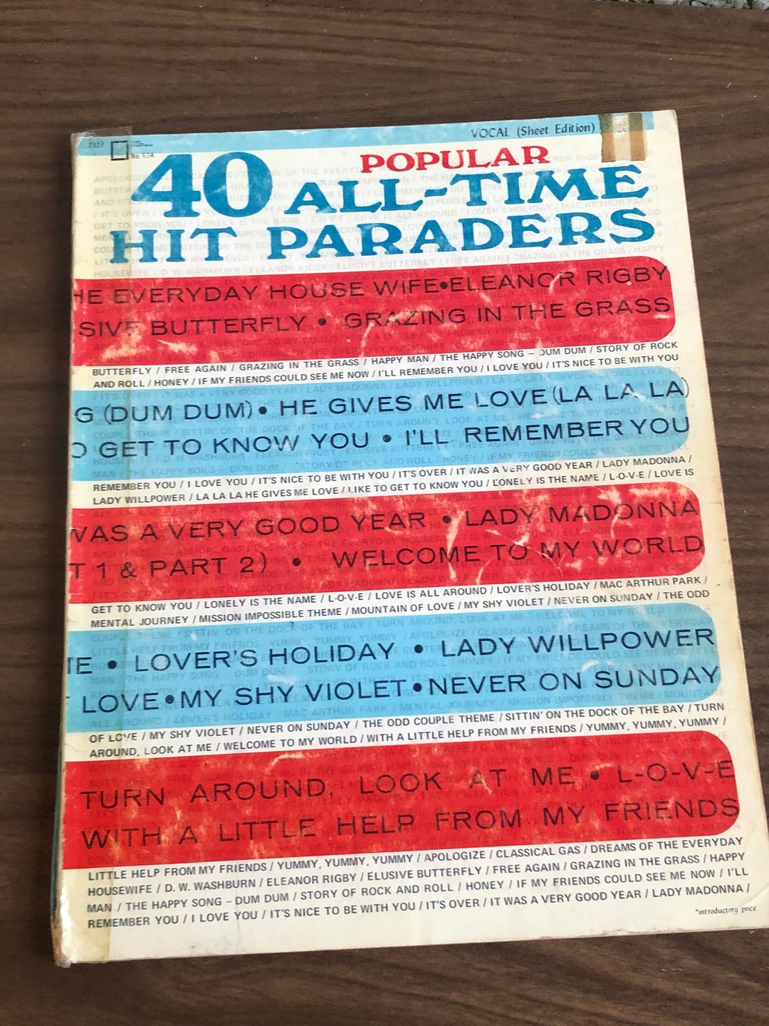 40 All Time Hit Paraders Sheet Music vocal 1967 - Etsy