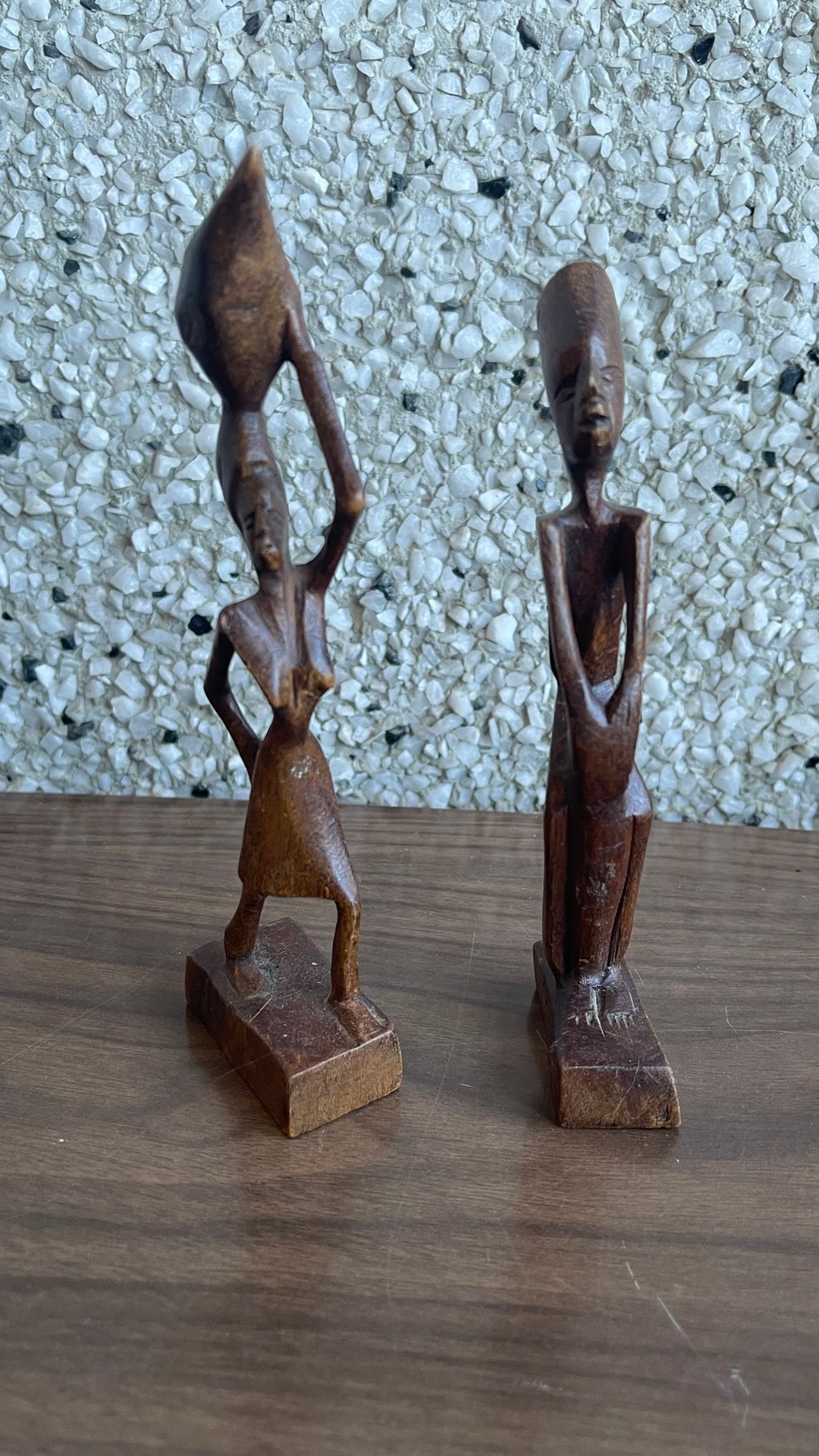 2 Small African Figurines - Etsy