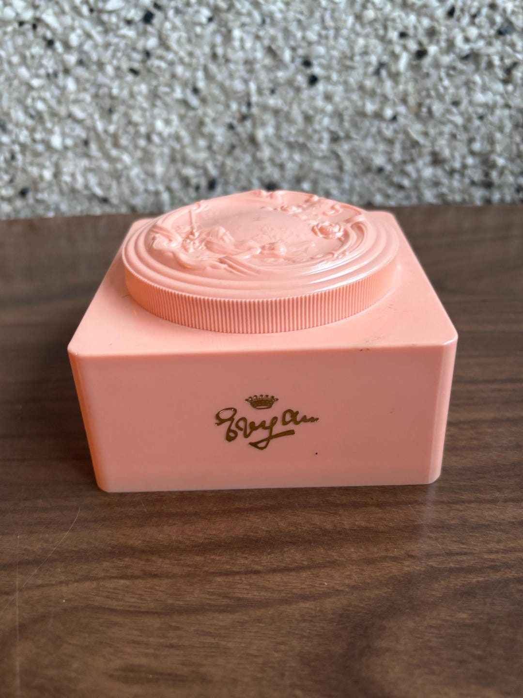 Vintage Evyan Pink White Shoulders Powder Box FULL - Etsy