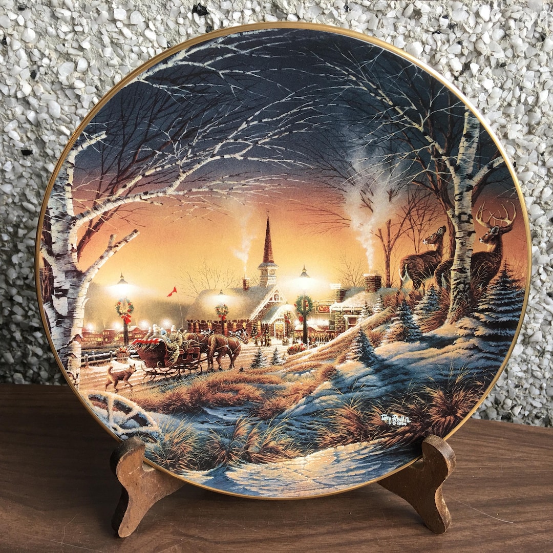 Night on the Town - Collector Plate by Terry Redlin - Etsy