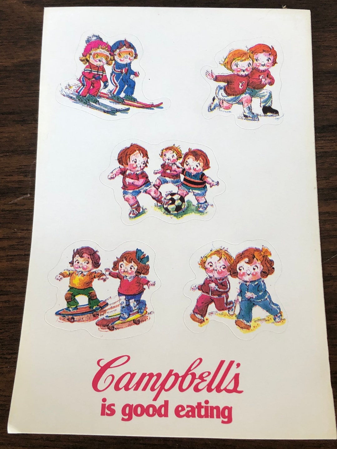 Vintage Campbell’s Soup Sticker Sheet - Etsy