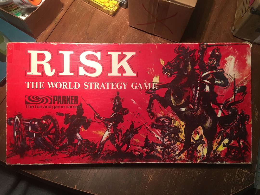Classic Risk Game 1972 Etsy