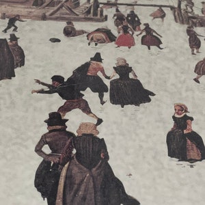 Vintage Hendricks Avercamp Mirror Ice Skating Scenes - Etsy