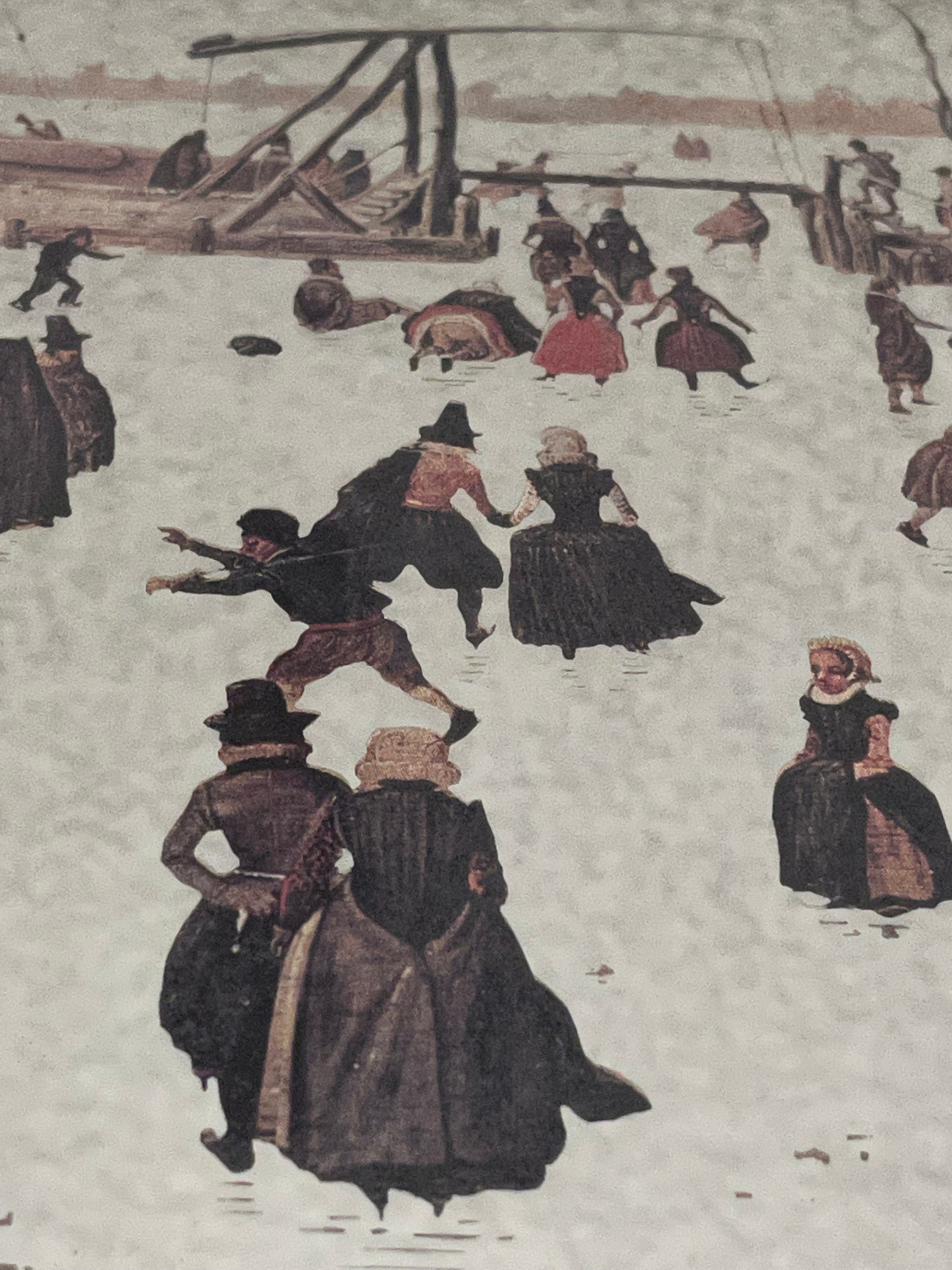 Vintage Hendricks Avercamp Mirror Ice Skating Scenes - Etsy