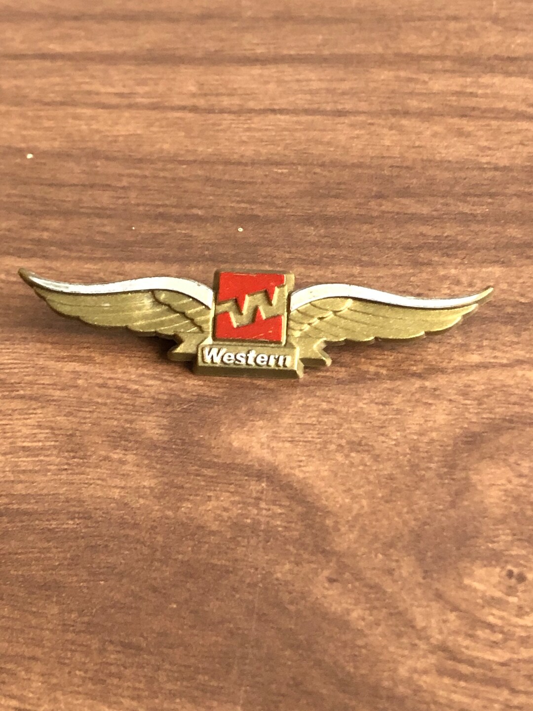 Vintage Western Wings Air Pin - Etsy