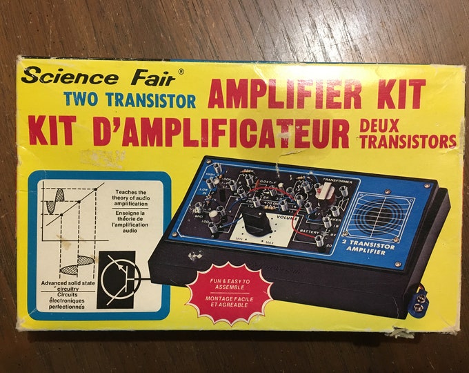 Vintage Science Fair - Amplifier Kit - by Radio Shack - Etsy