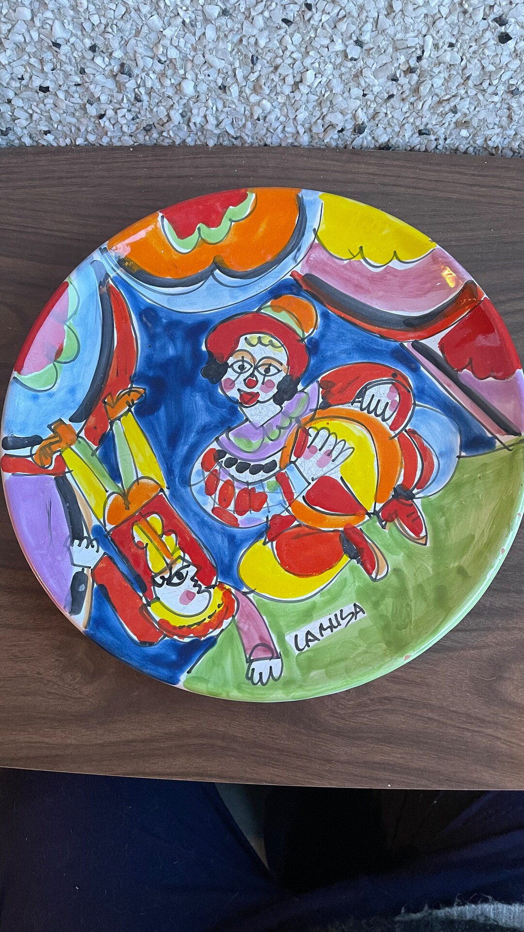 La Musa Vintage Italian Canrnevale Plate - Etsy