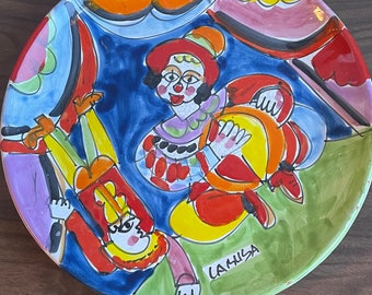 La Musa Vintage Italian Plate Carnevale - Etsy