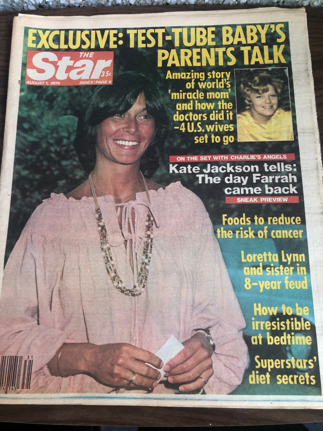 Star Magazine 1978 Kate Jackson on Farrah Fawcett - Etsy