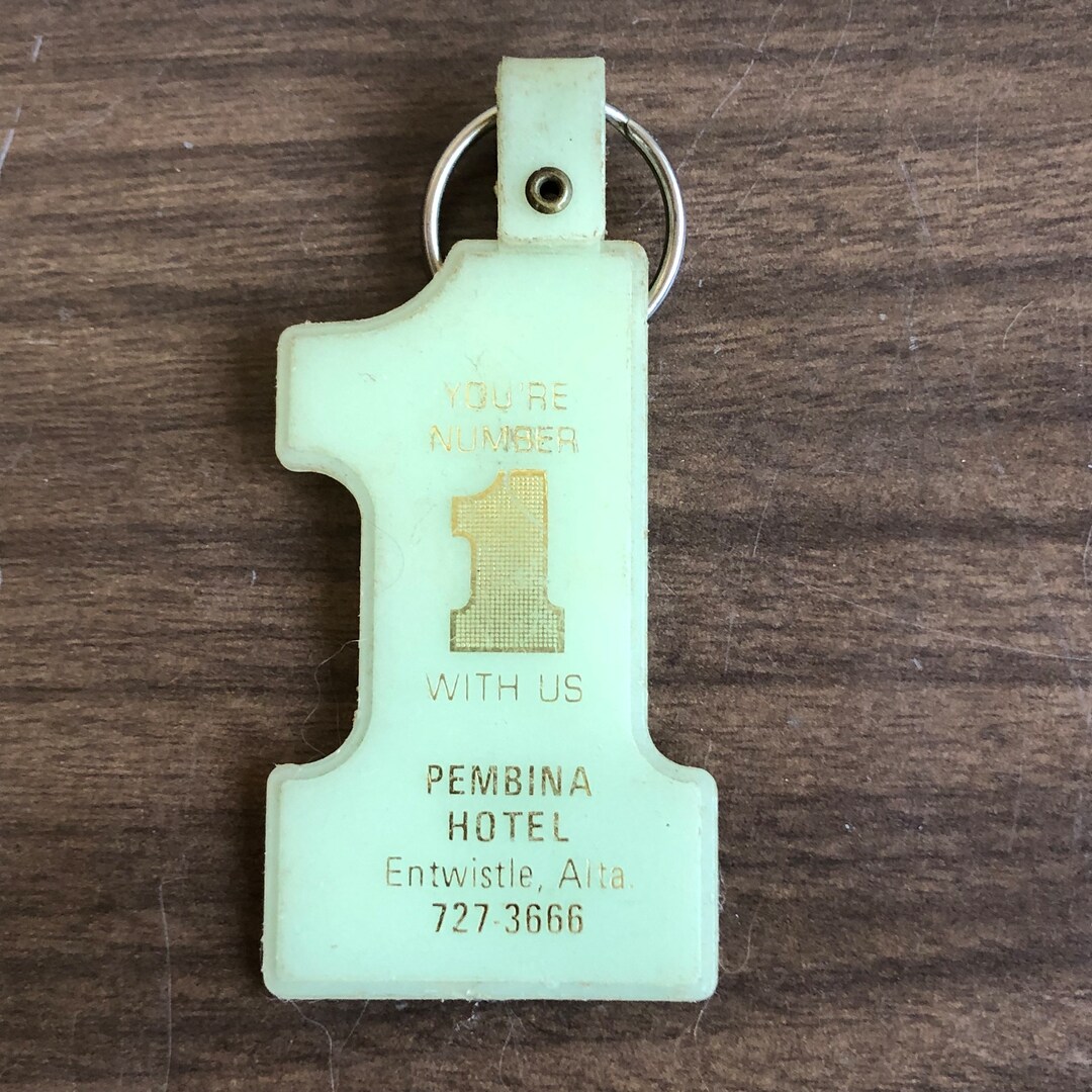 Pembina Hotel Regina Number One Glow in the Dark Keychain - Etsy