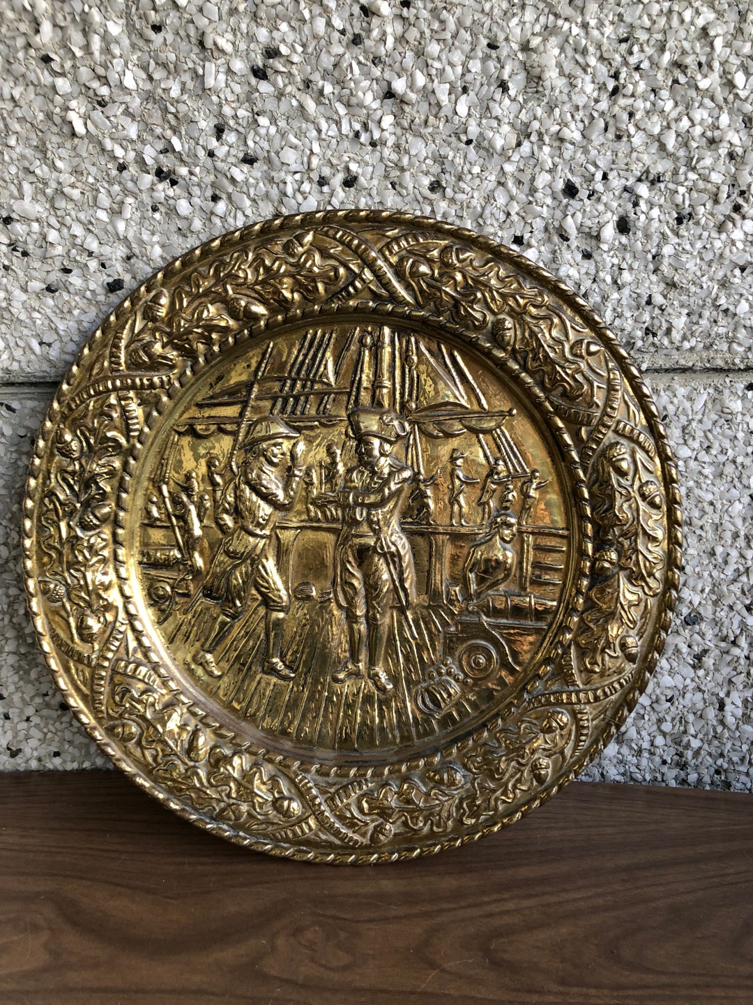 Vintage British Plate Ship Captain - Etsy