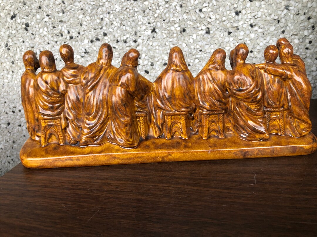 Vintage Ceramic Last Supper Table Decoration - Etsy