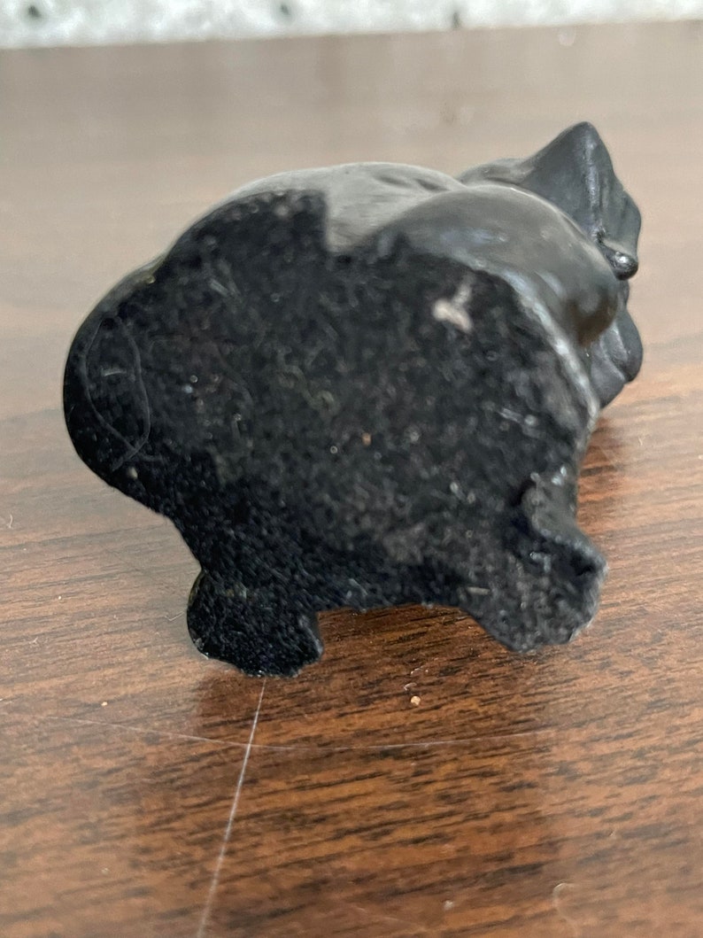 Little Black Labrador Puppy in Resin - Etsy