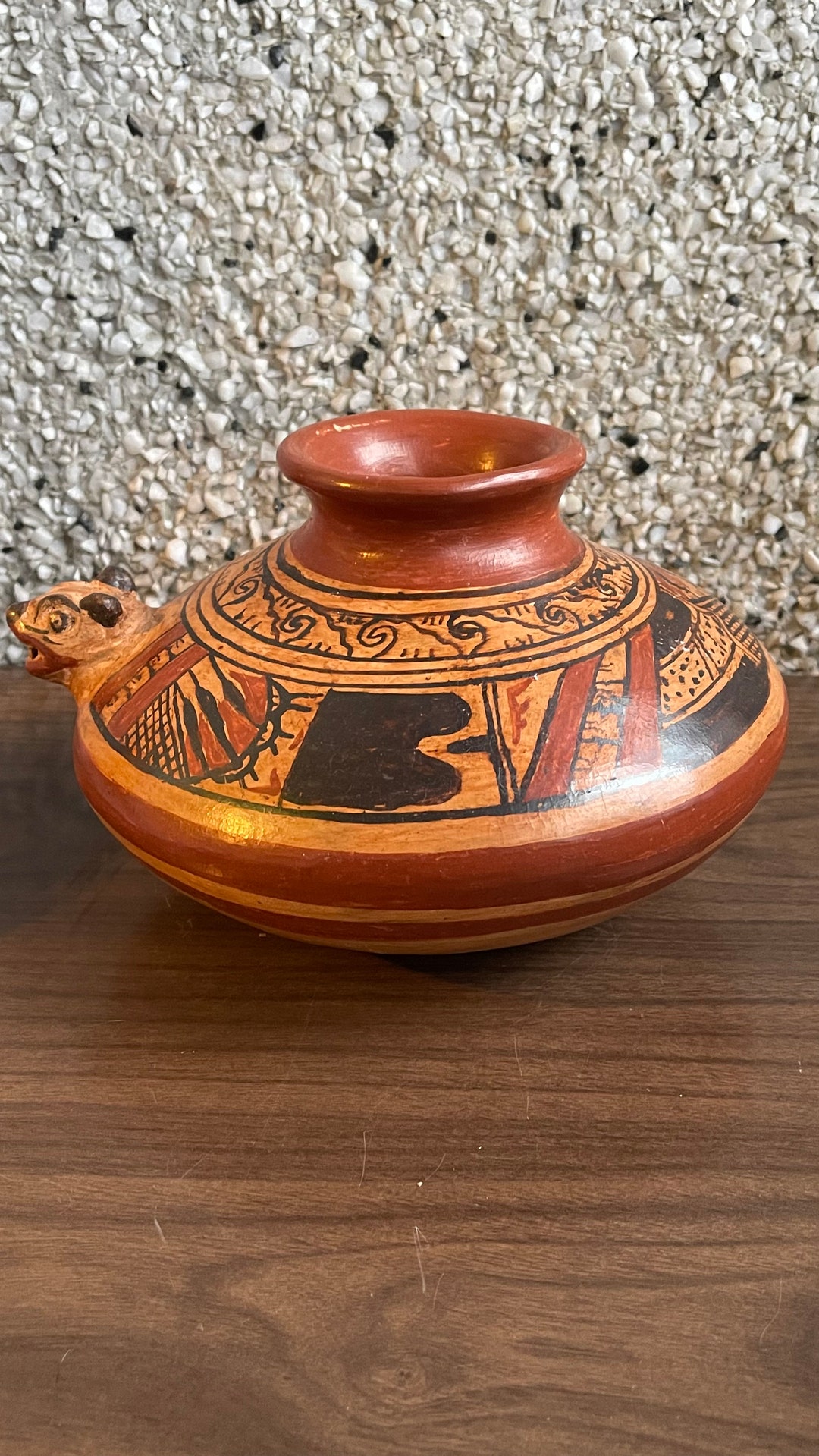 Vintage San Vicente Clay Vase Jug - Etsy