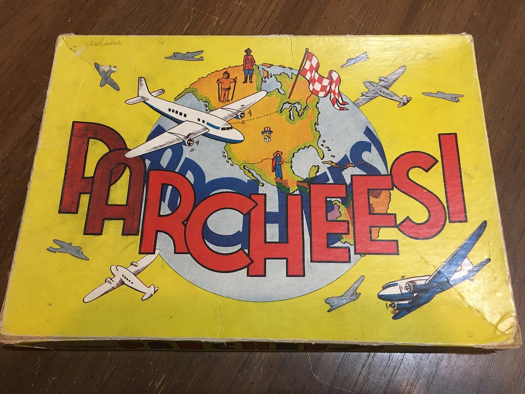 RARE Vintage Parcheese Game - by Ontex Canada - Etsy