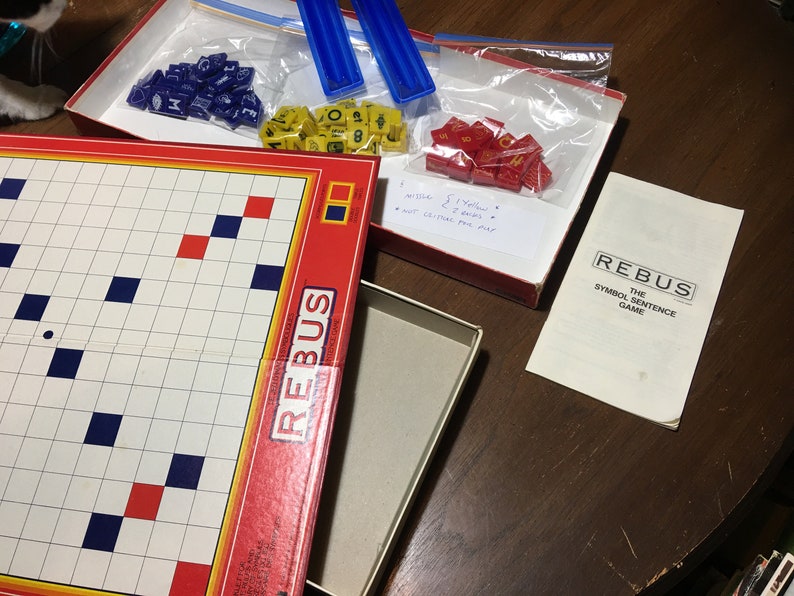 Rebus - Board Game by Irwin - 1983 Edition - Etsy