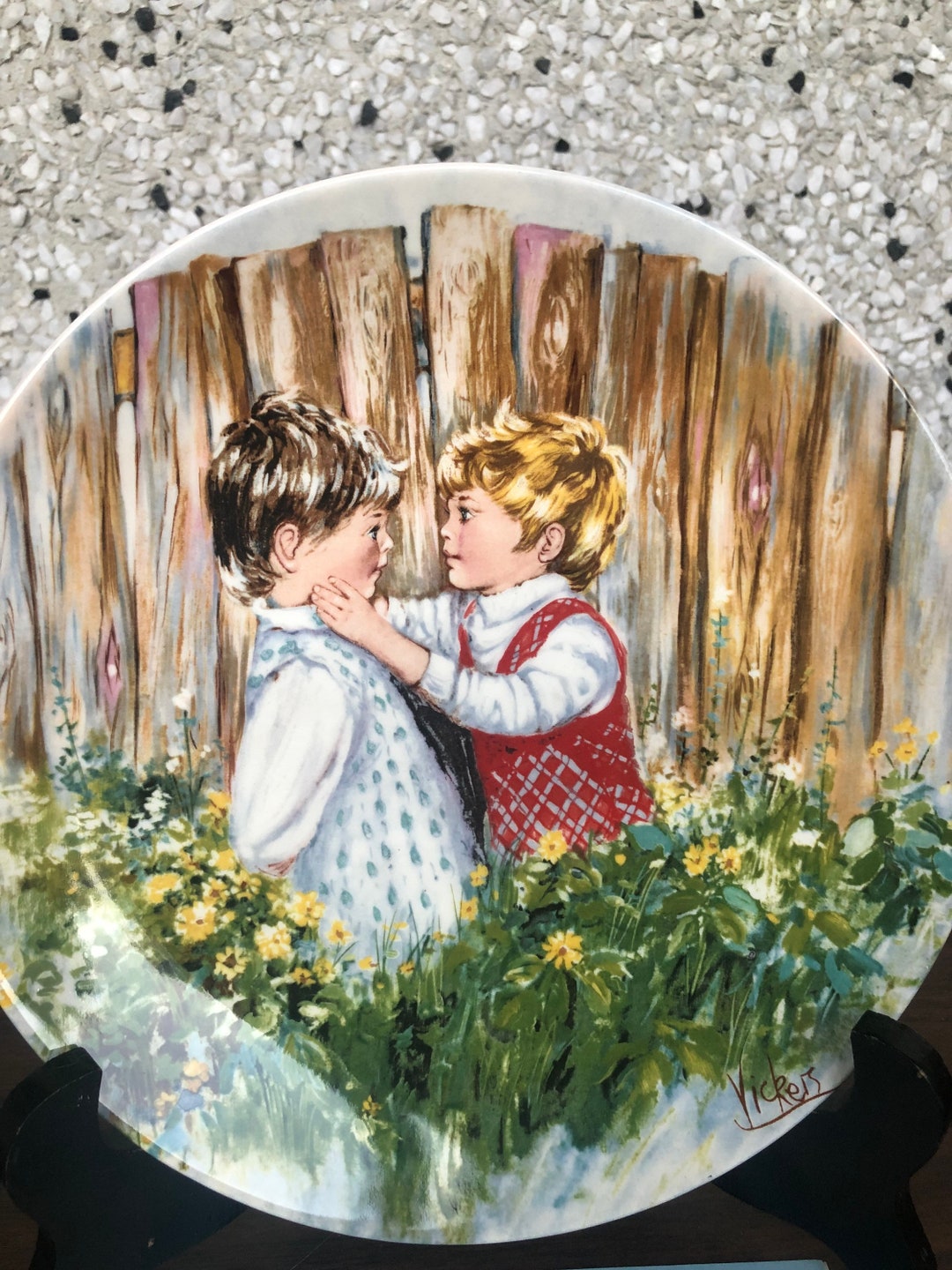 Vintage Wedgewood Be My Friend Plate - Etsy
