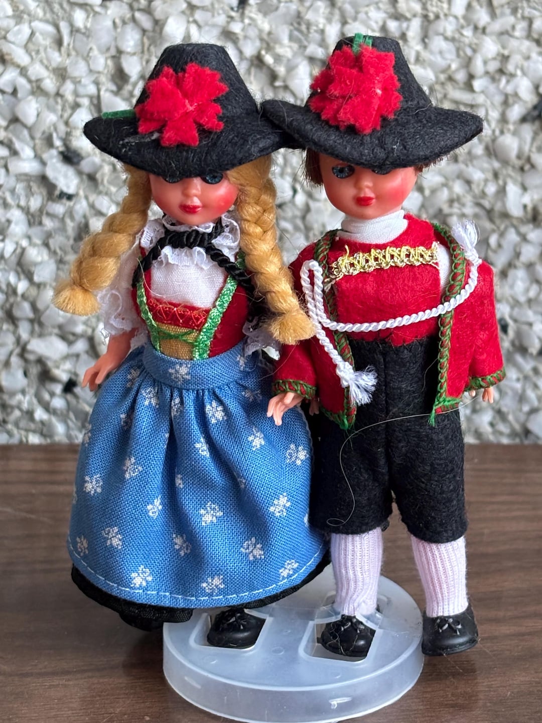 Vintage Swiss Boy and Girl Dolls - Etsy