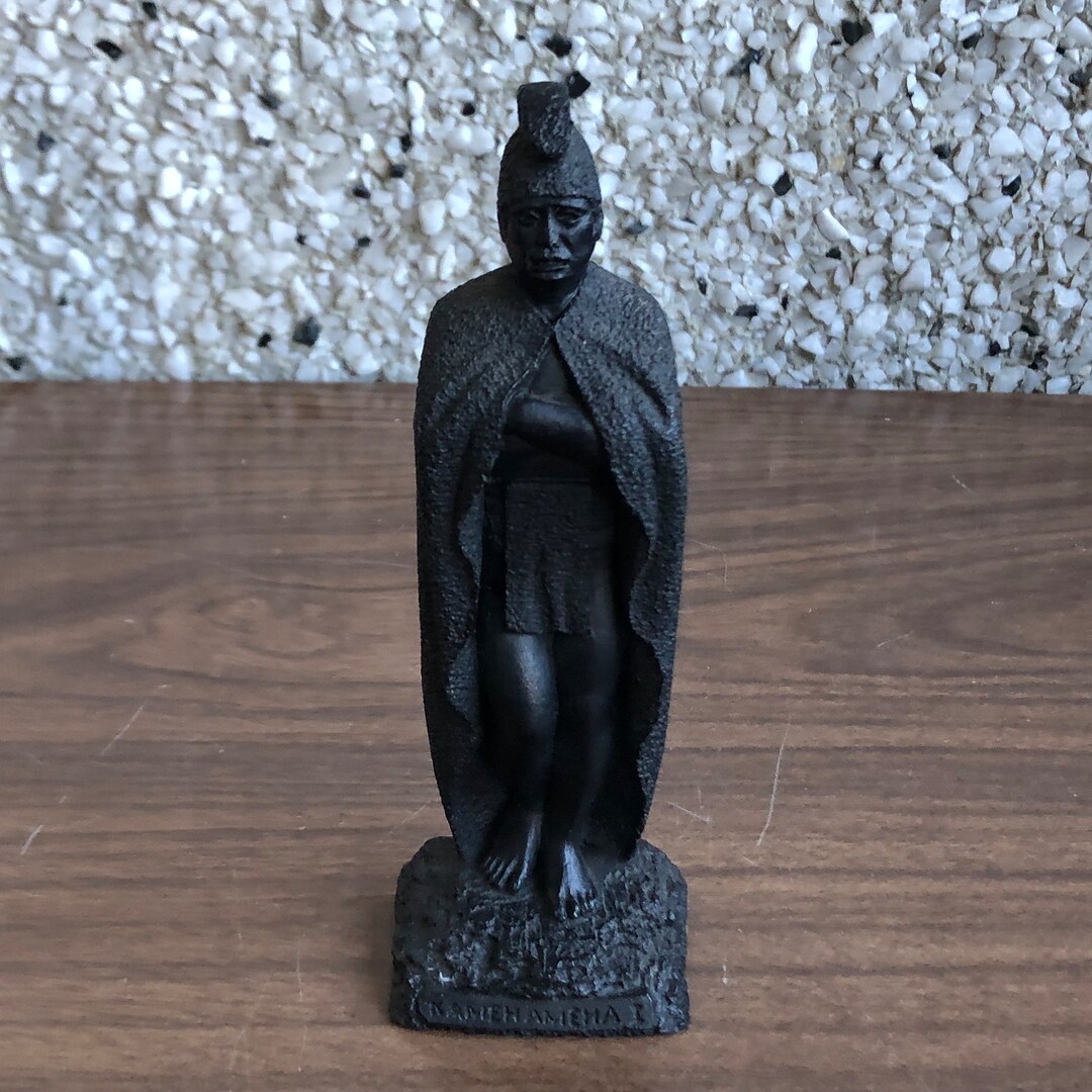 Vintage Coco Joe Hawaiian King Kamehameha Lava Tiki Figurine - Etsy