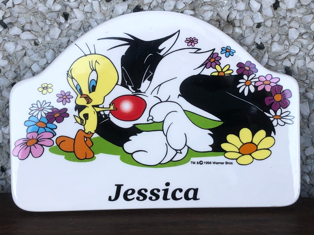 Looney Tunes Jessica Name Plaque - Etsy