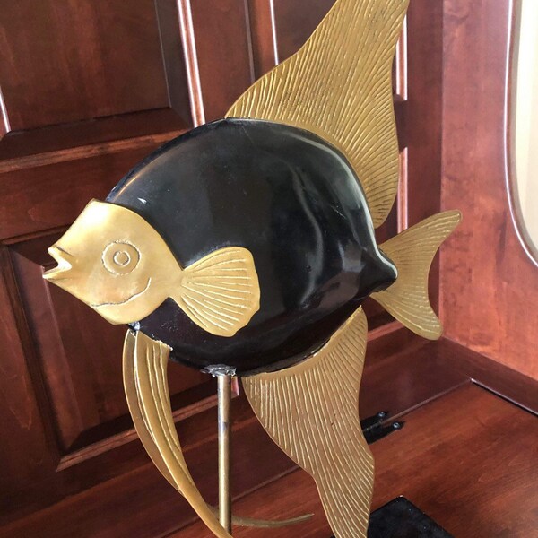Wood Angel Fish - Etsy