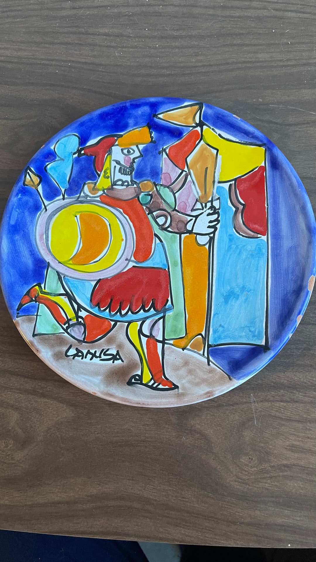 La Musa Vintage Italian Plate - Etsy