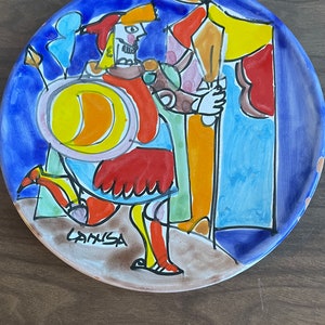 La Musa Vintage Italian Plate - Etsy